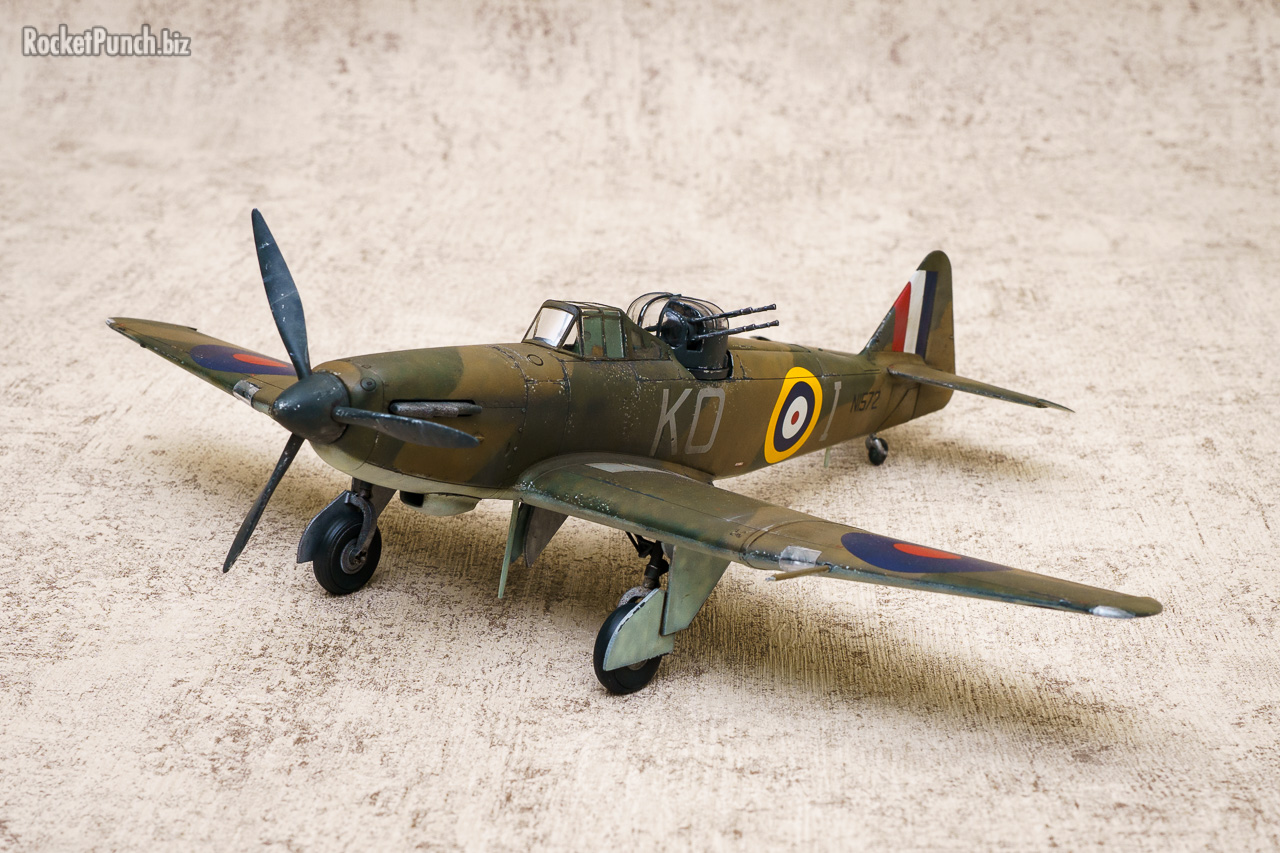 Completed : Airfix 1/48 Boulton Paul Defiant Mk.I – Rocket Punch ...