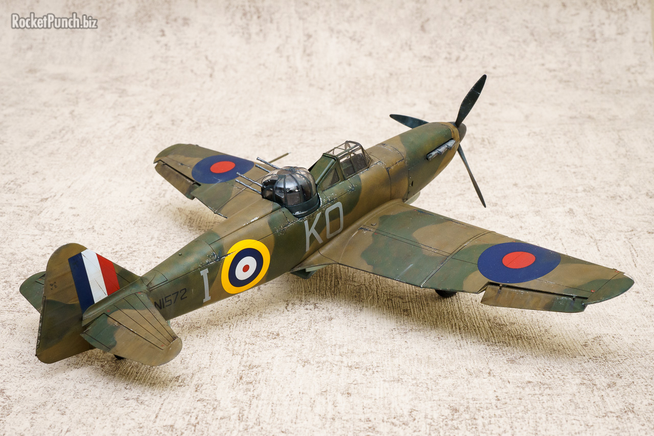 Completed : Airfix 1/48 Boulton Paul Defiant Mk.I – Rocket Punch ...