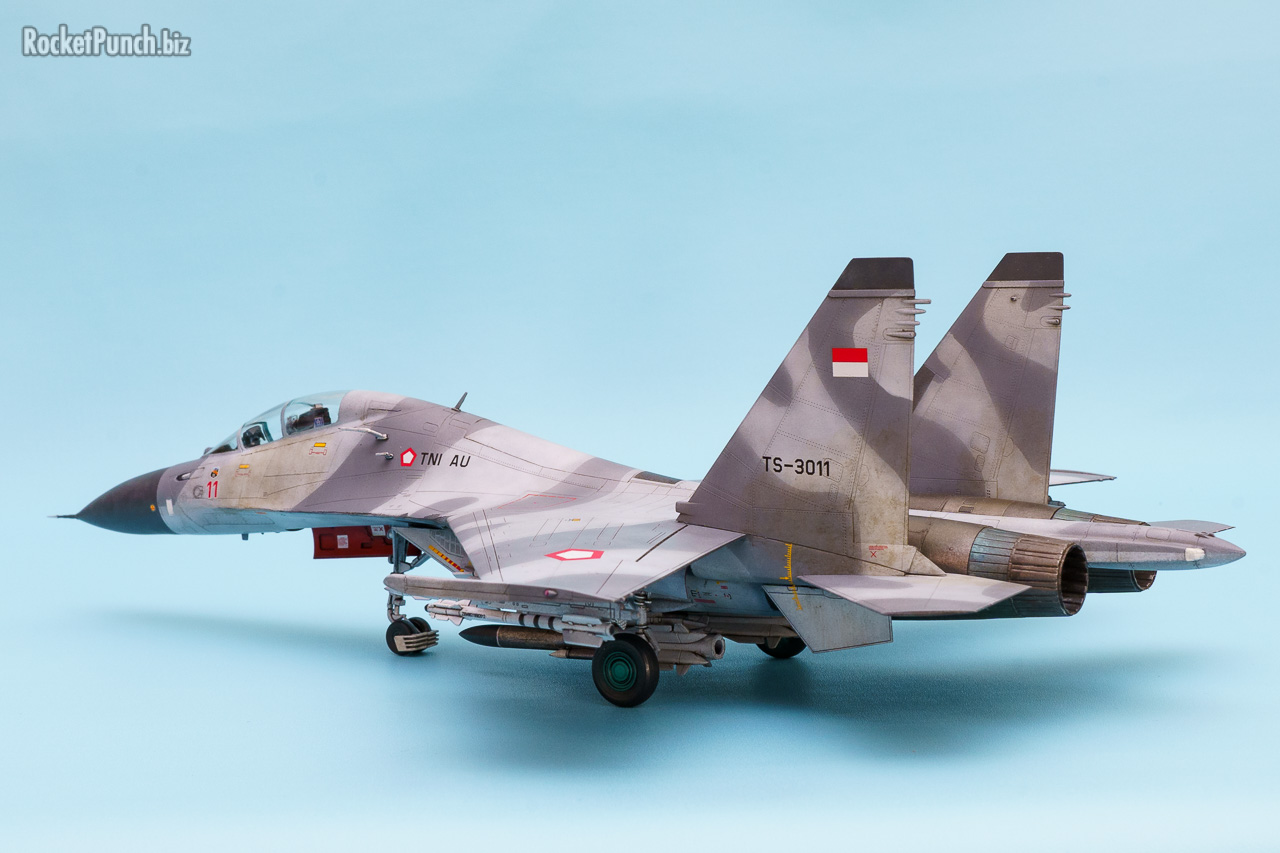 Completed : Trumpeter 1/72 Sukhoi Su-30MK2 Flanker-G ‘TNI-AU’ – Rocket ...