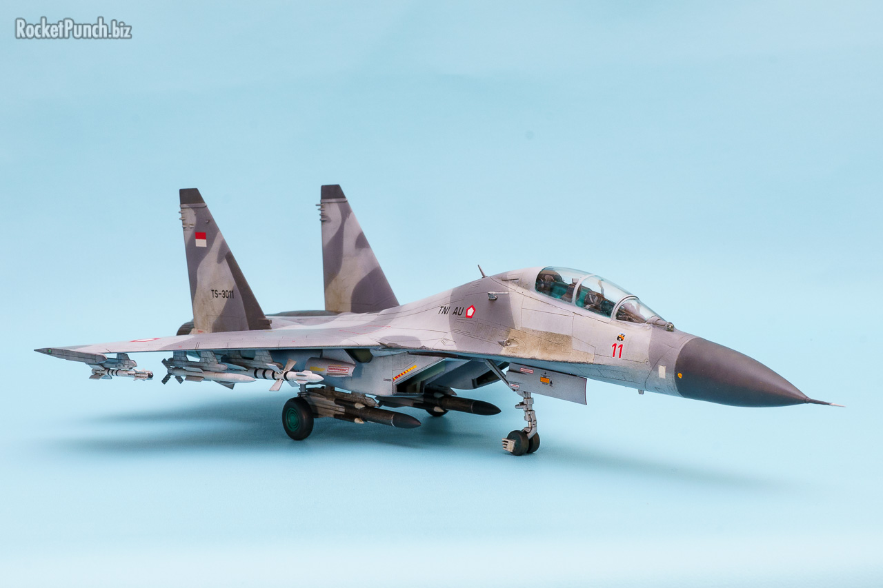 Completed : Trumpeter 1/72 Sukhoi Su-30MK2 Flanker-G ‘TNI-AU’ – Rocket ...