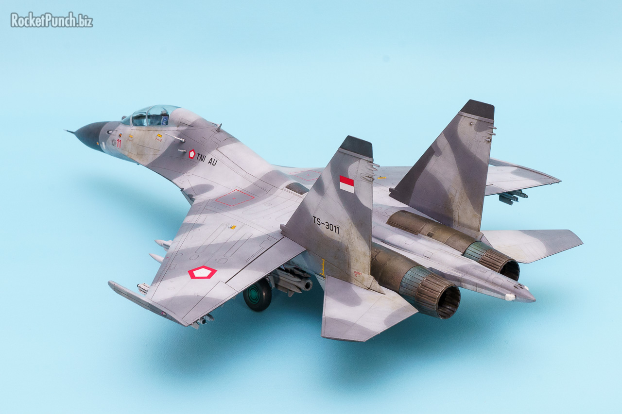 Completed : Trumpeter 1/72 Sukhoi Su-30MK2 Flanker-G ‘TNI-AU’ – Rocket ...