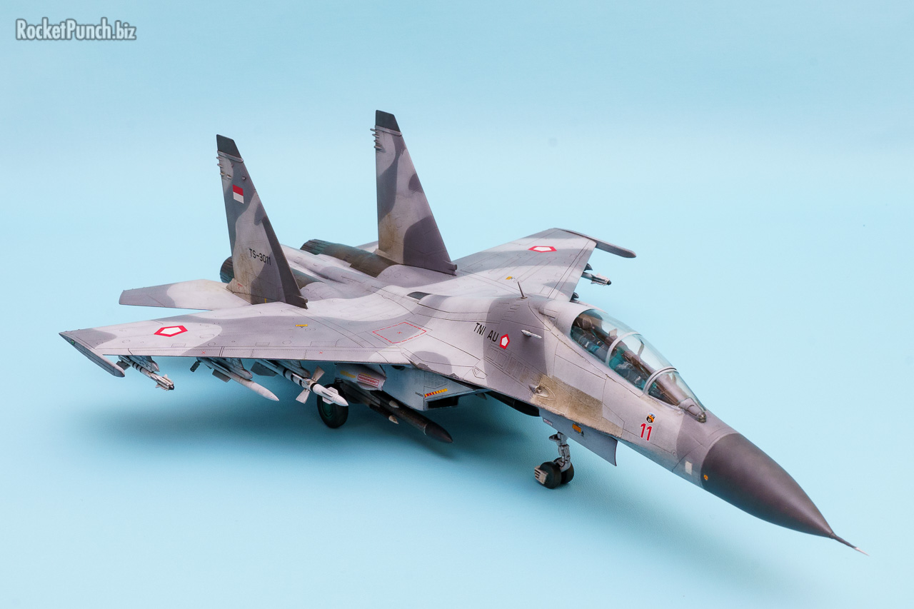 Completed : Trumpeter 1/72 Sukhoi Su-30MK2 Flanker-G ‘TNI-AU’ – Rocket ...