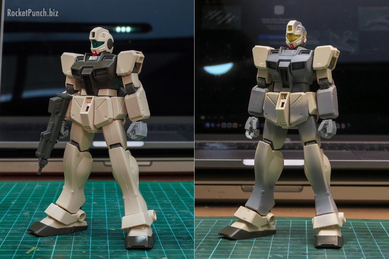 WIP : Bandai 1/144 RGM-79G GM Command – Build Report – Rocket Punch ...