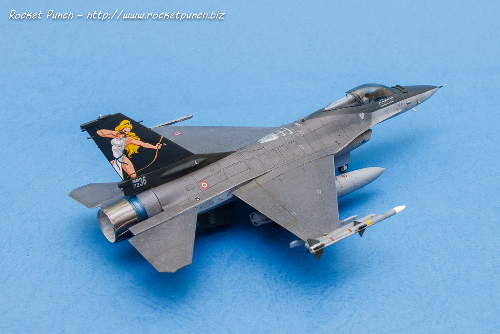 Completed : Hasegawa 1/72 Lockheed Martin F-16A ADF ‘Aeronautica Militare’ – Rocket Punch ...