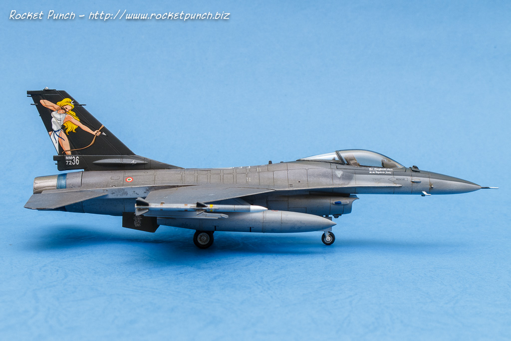 Completed : Hasegawa 1/72 Lockheed Martin F-16A ADF ‘Aeronautica Militare’ – Rocket Punch ...